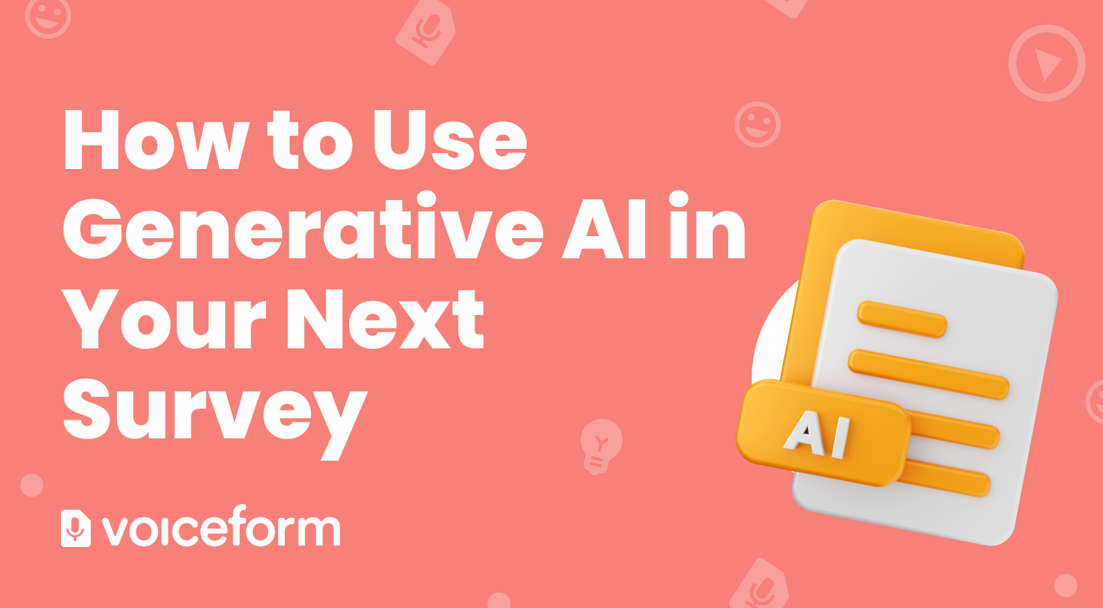 Generative AI and Surveys: How it Can Help Your Team Save Time